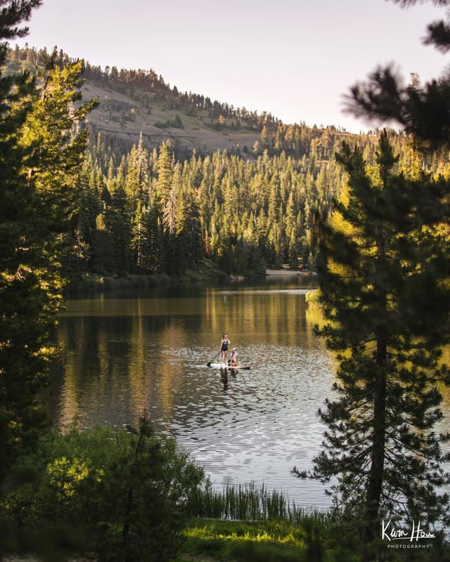 Bear Valley Bear Lake Paddleboarding Vertical | Kevin Hou Photography